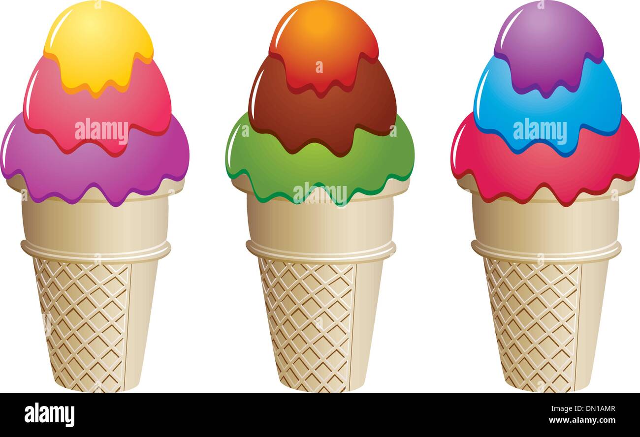 vector icecream Stock Vector Image & Art - Alamy