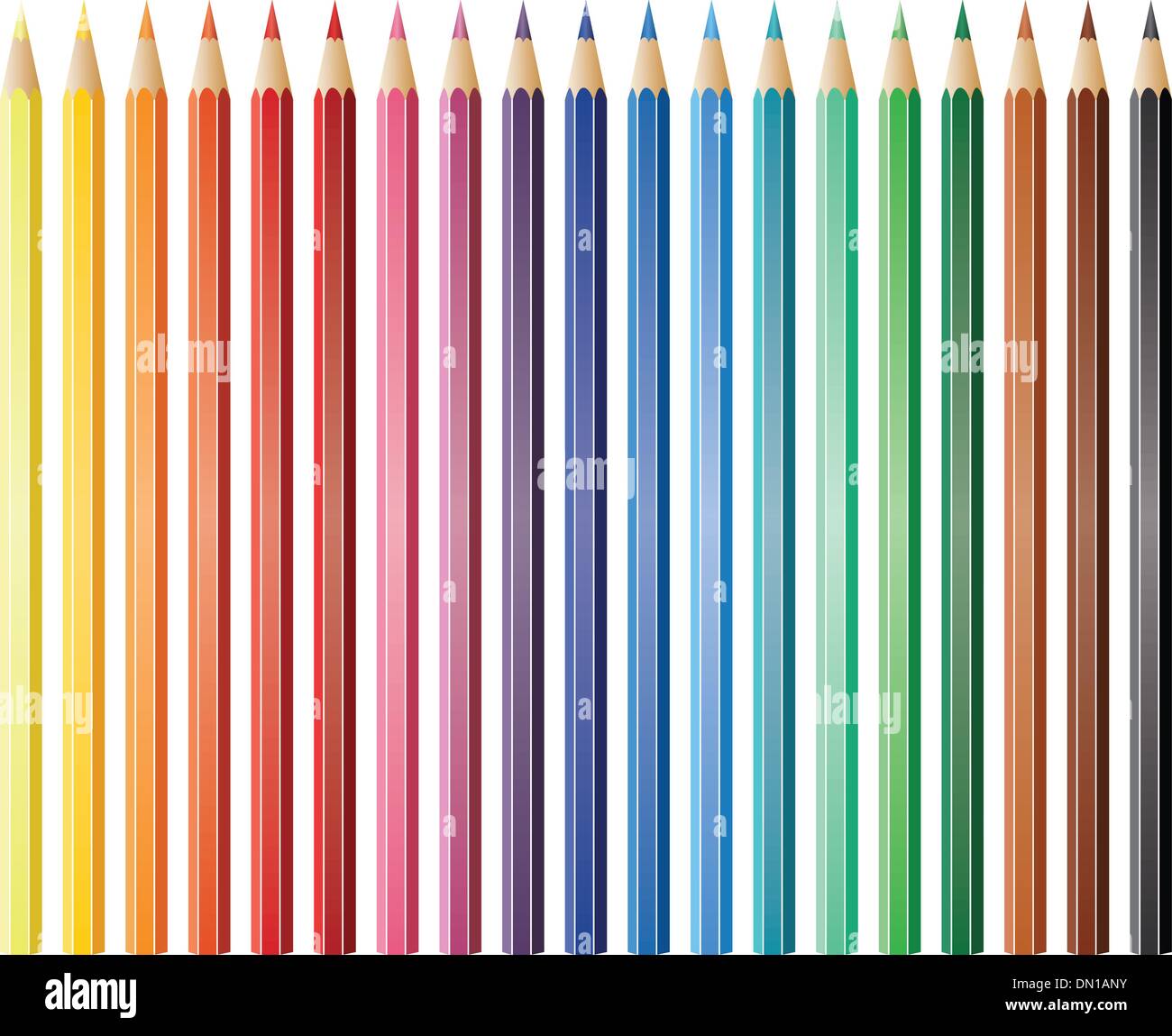 vector pencils Stock Vector Image & Art - Alamy