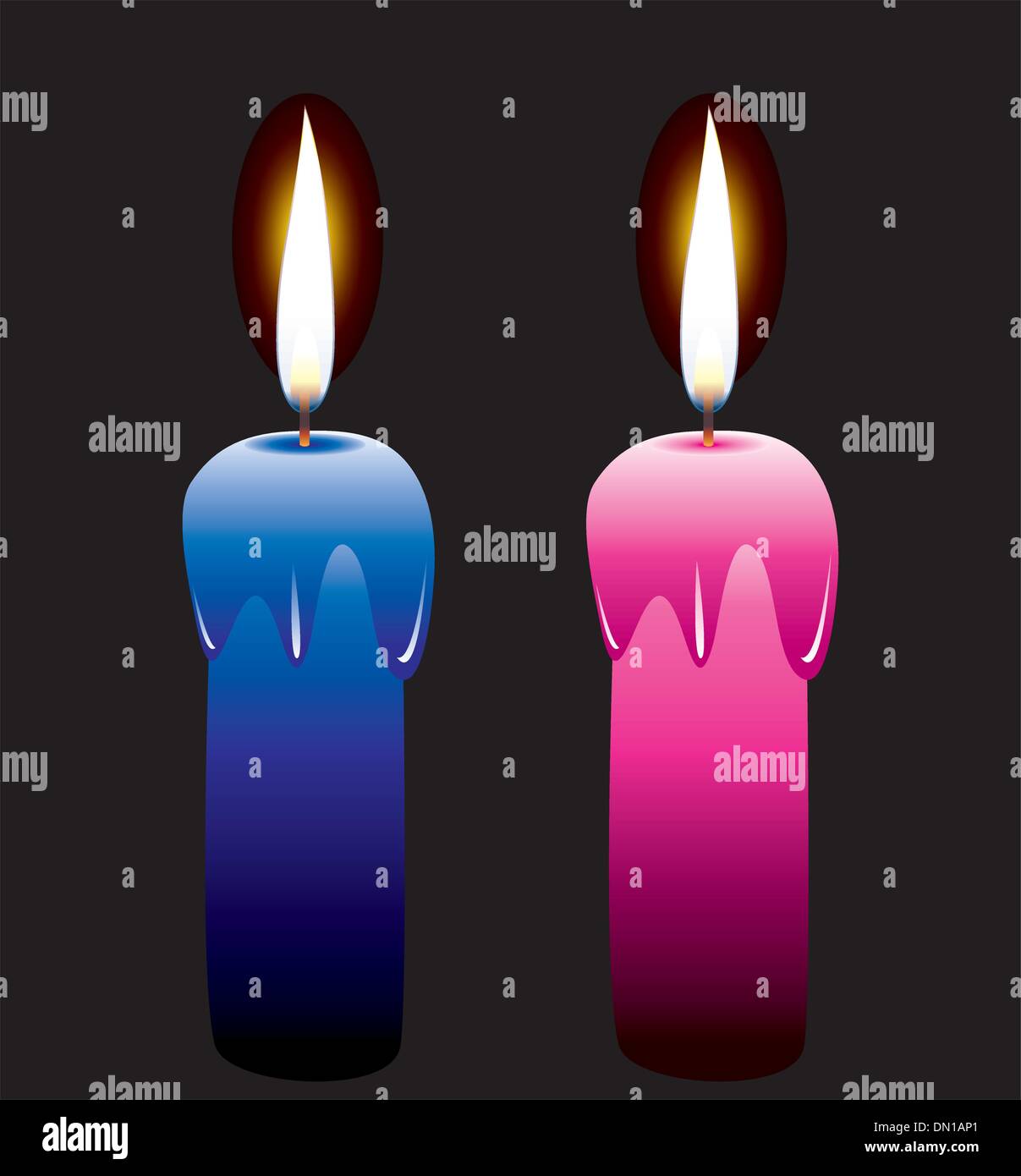 vector candles Stock Vector Image & Art - Alamy