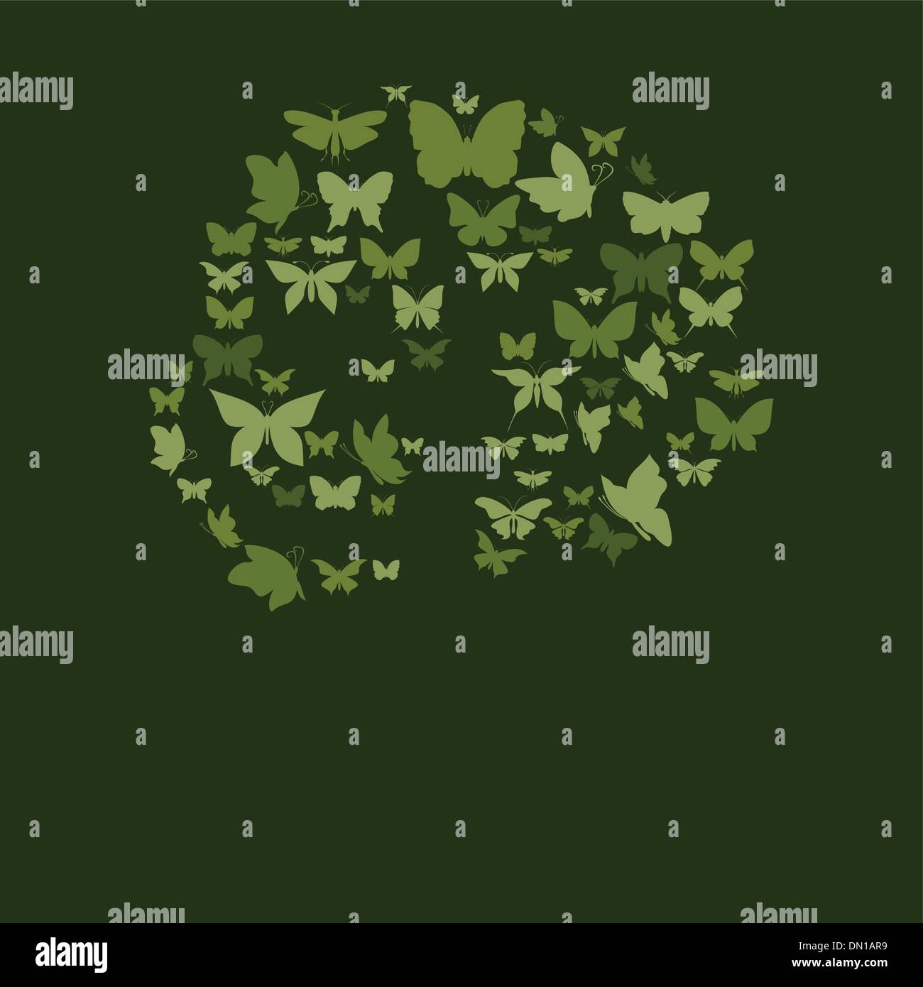 Tree the butterfly Stock Vector Image & Art - Alamy