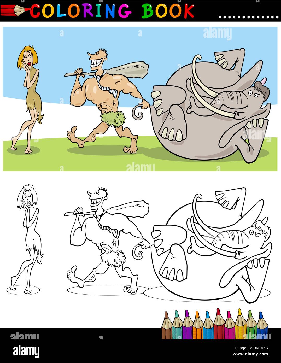 Family dinner drawing Stock Vector Images - Alamy