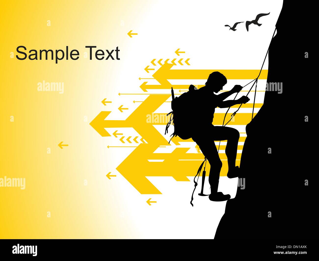 vector illustration, rock climbing woman Stock Vector Image & Art - Alamy