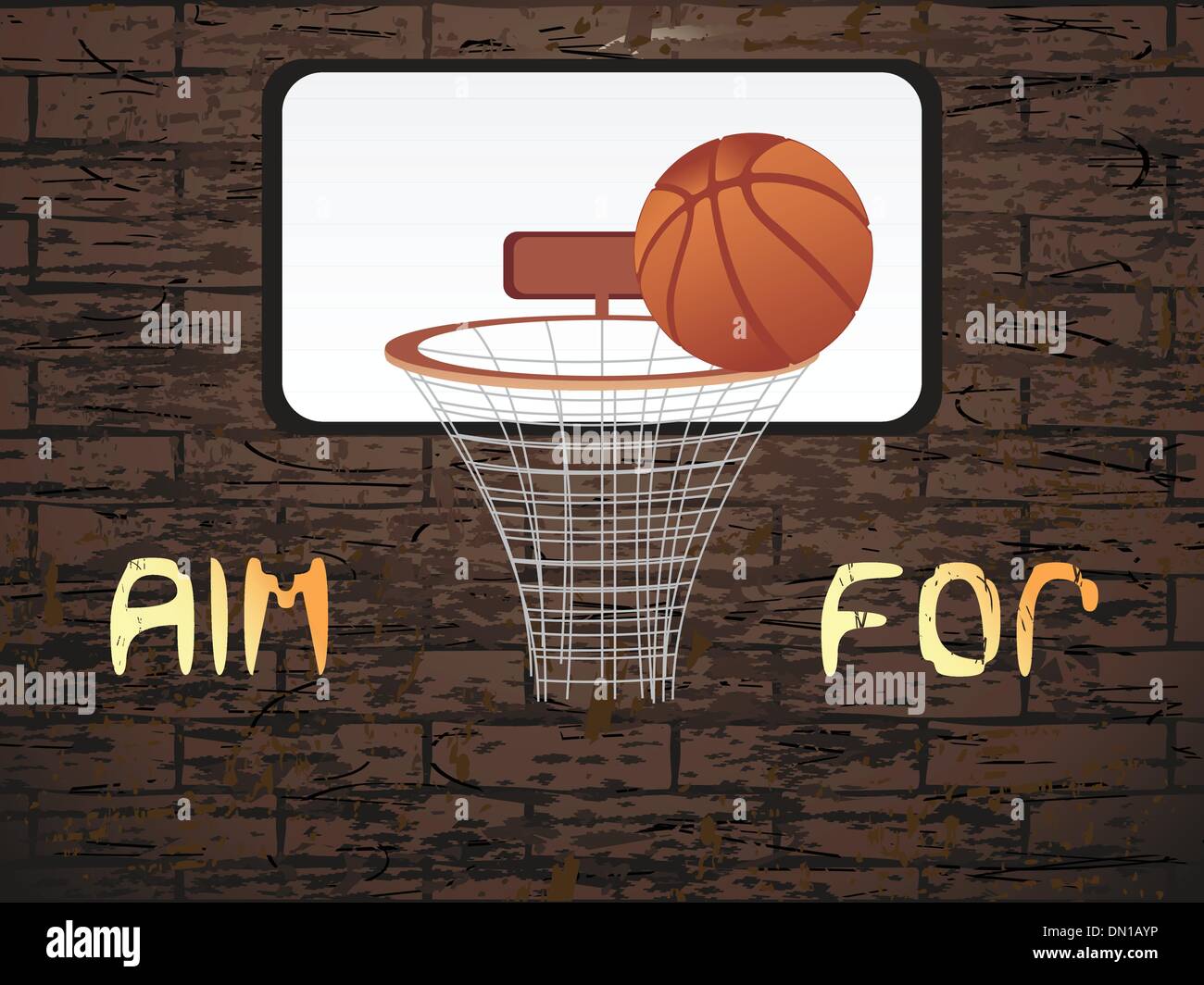 vector wallpaper of basketball Stock Vector Image & Art - Alamy