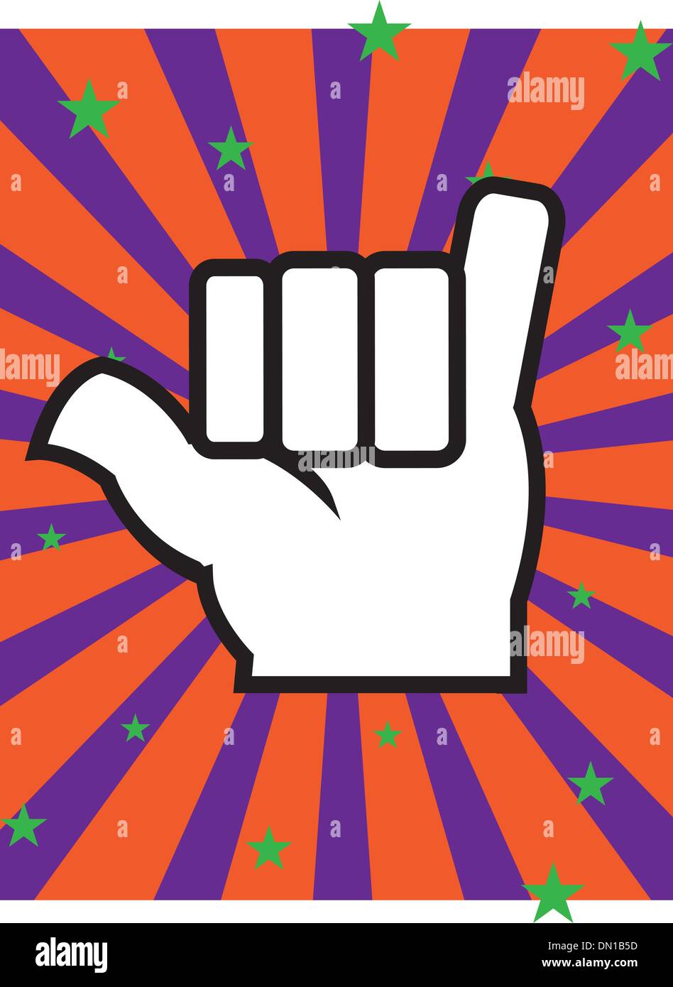 hand making a rocker sign Stock Vector Image & Art - Alamy