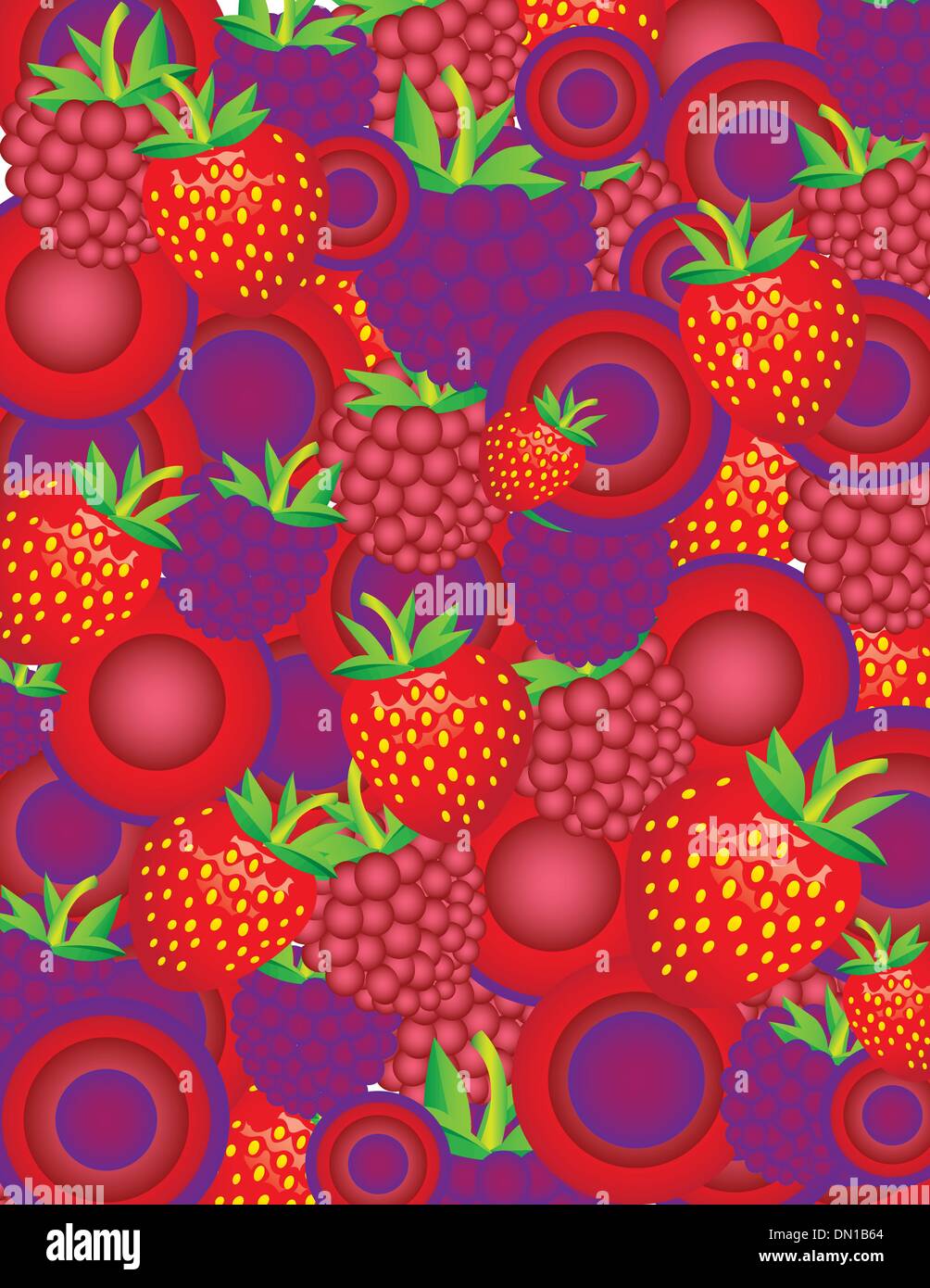 All berries Stock Vector Images - Alamy