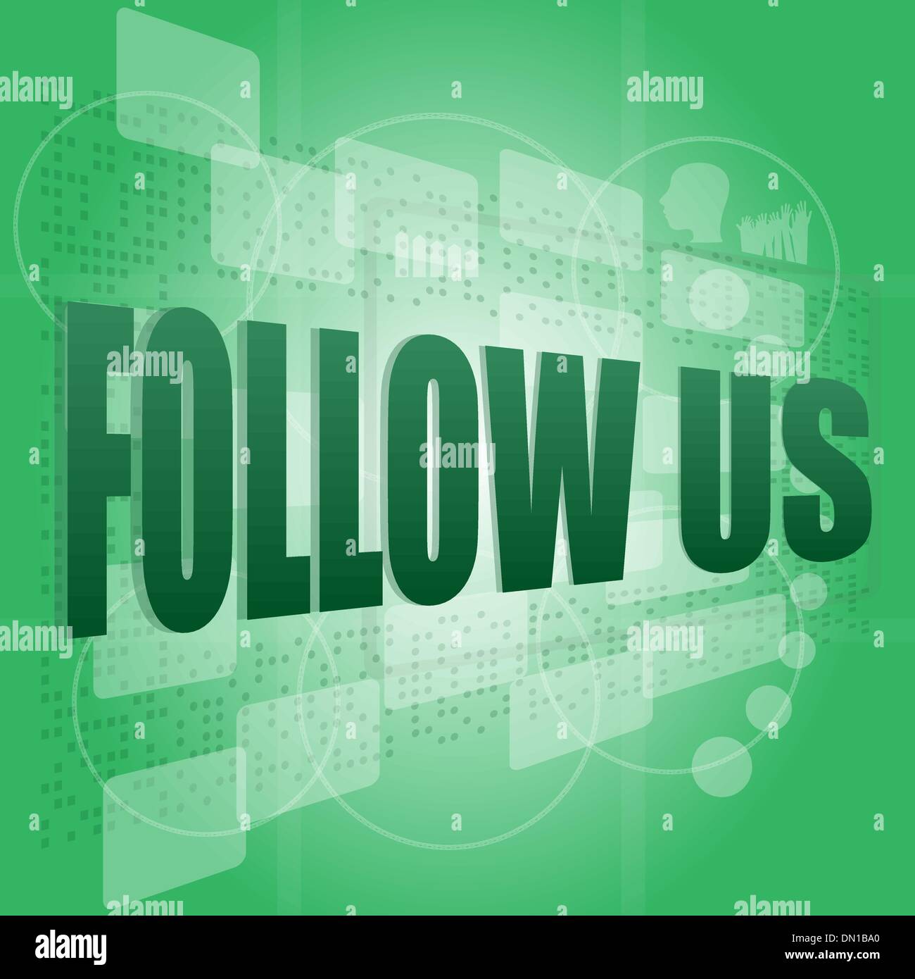 Follow up word Stock Vector Images - Alamy