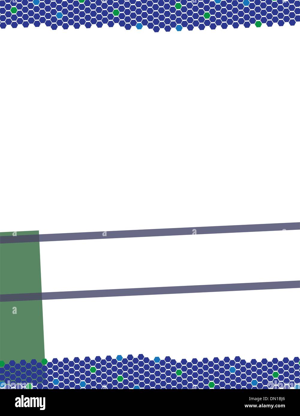 blue hexagon layout Stock Vector Image & Art - Alamy