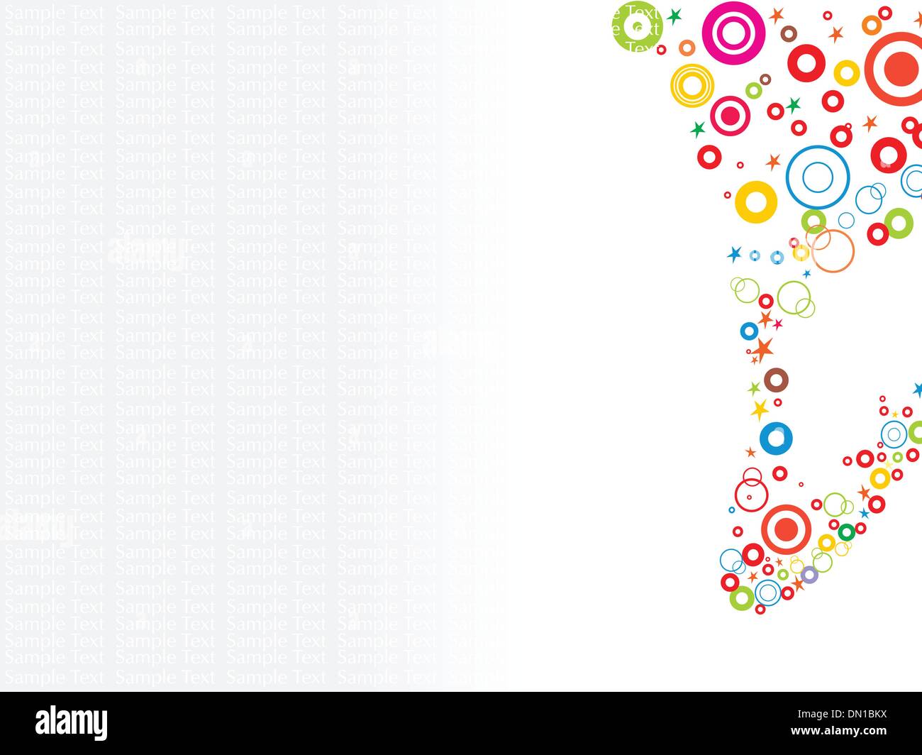 Blue background stars text Stock Vector Images - Alamy