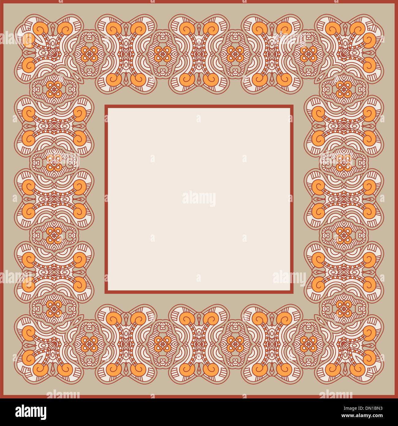 Vector square decorative design element Stock Vector Image & Art - Alamy