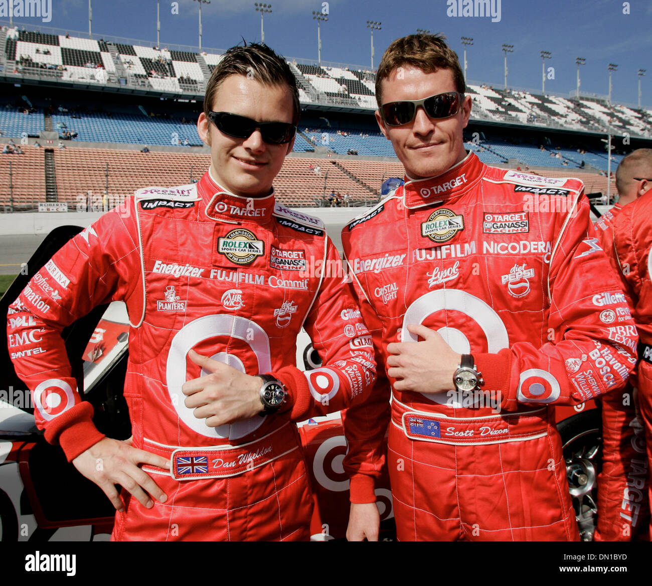 Jan 28, 2006; Daytona Beach, FL, USA; Race car driver Dan Wheldon of ...