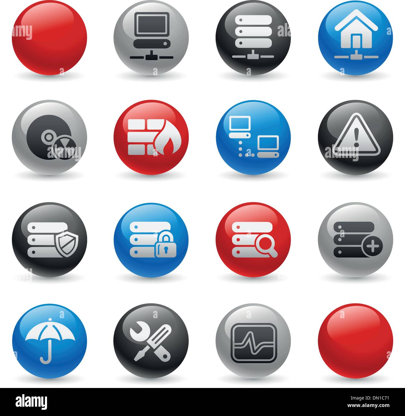 Server dashboard Cut Out Stock Images & Pictures - Alamy