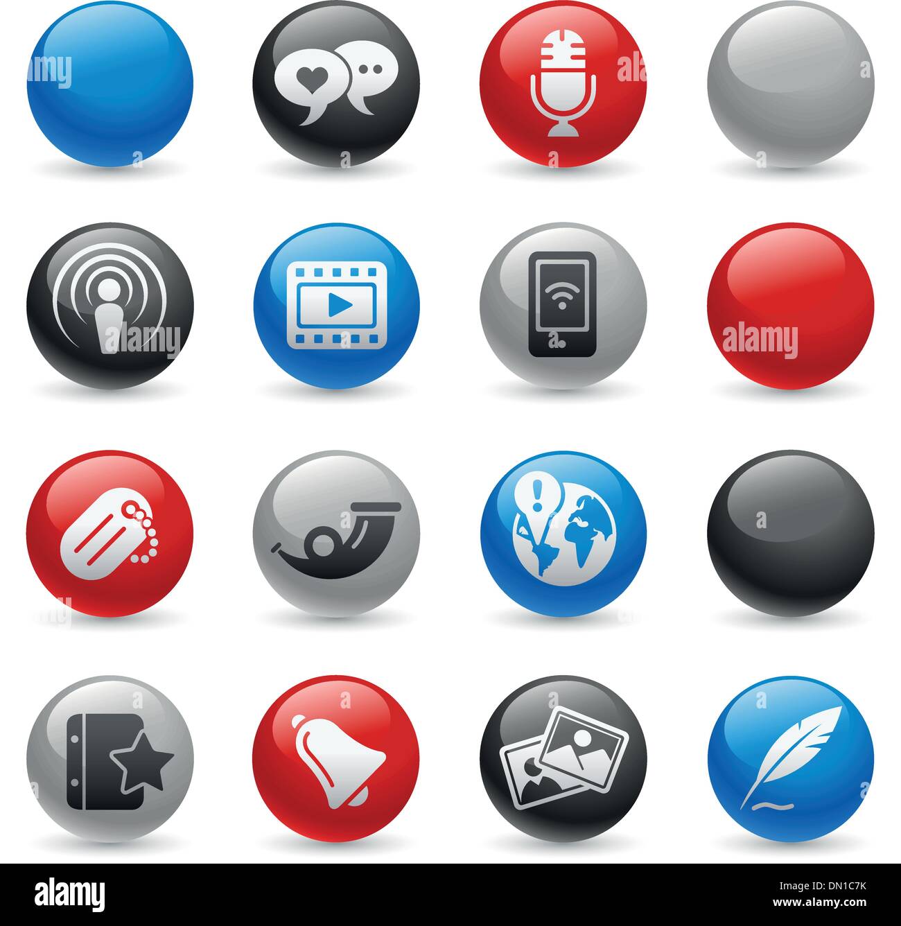 Blog & New Media // Gel Pro Series Stock Vector Image & Art - Alamy