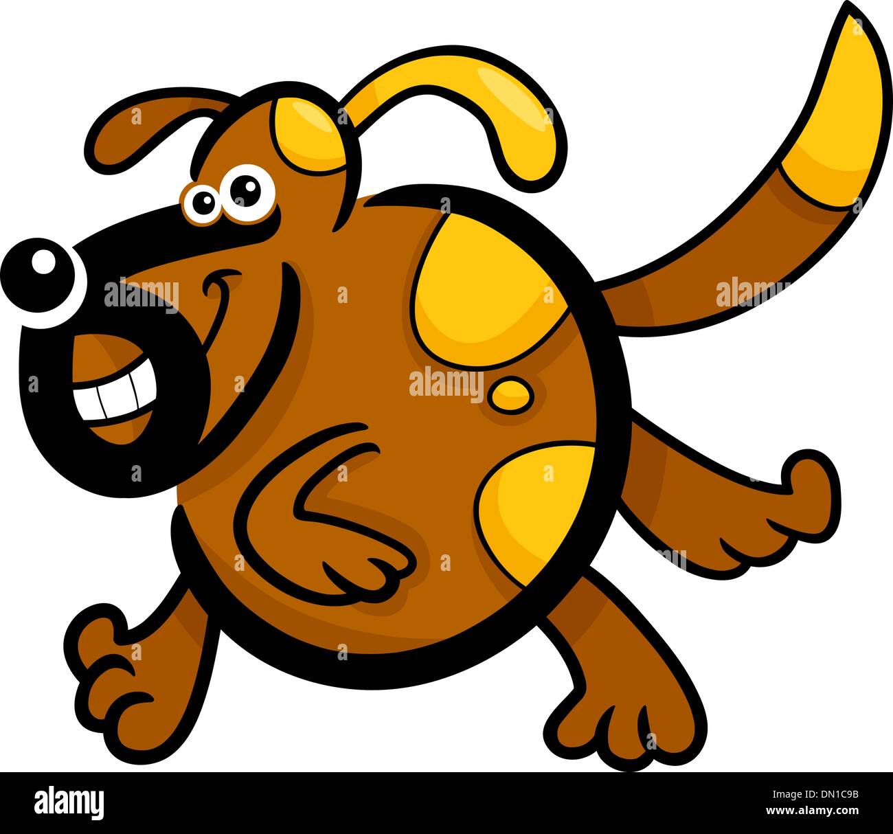 cartoon running dog or puppy Stock Vector Image & Art - Alamy