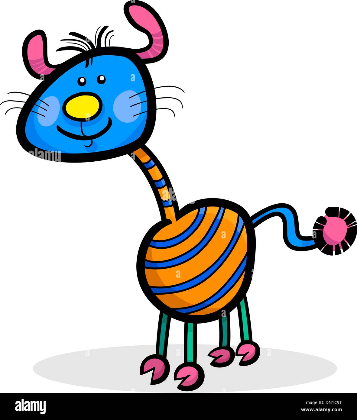 cartoon funny fantasy creature Stock Vector Image & Art - Alamy