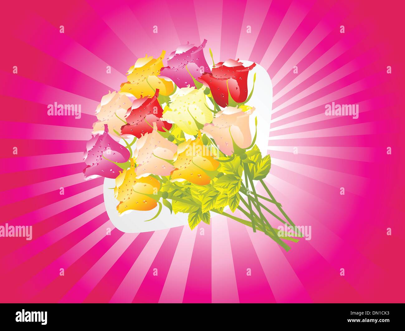 Bouque vector vectors hi-res stock photography and images - Alamy