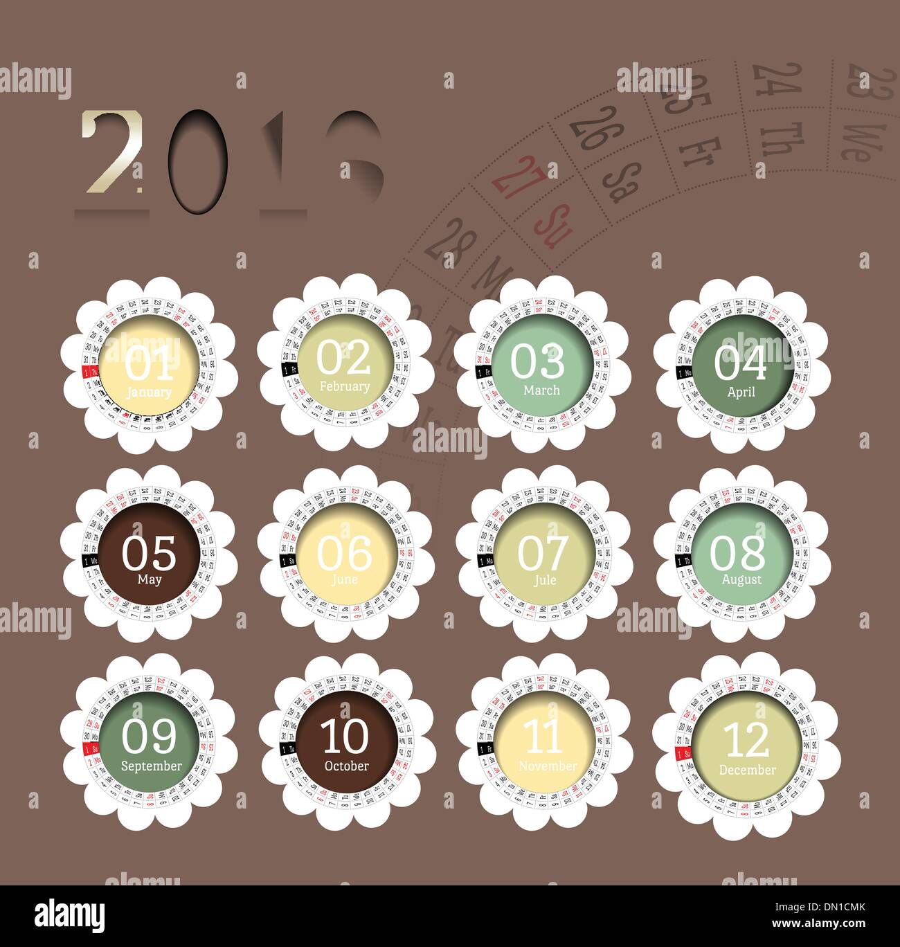 Rotating calendar hi-res stock photography and images - Alamy