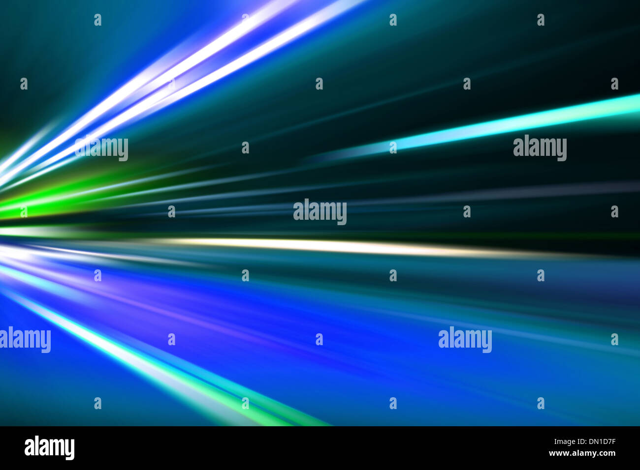 acceleration speed motion on night road Stock Photo - Alamy