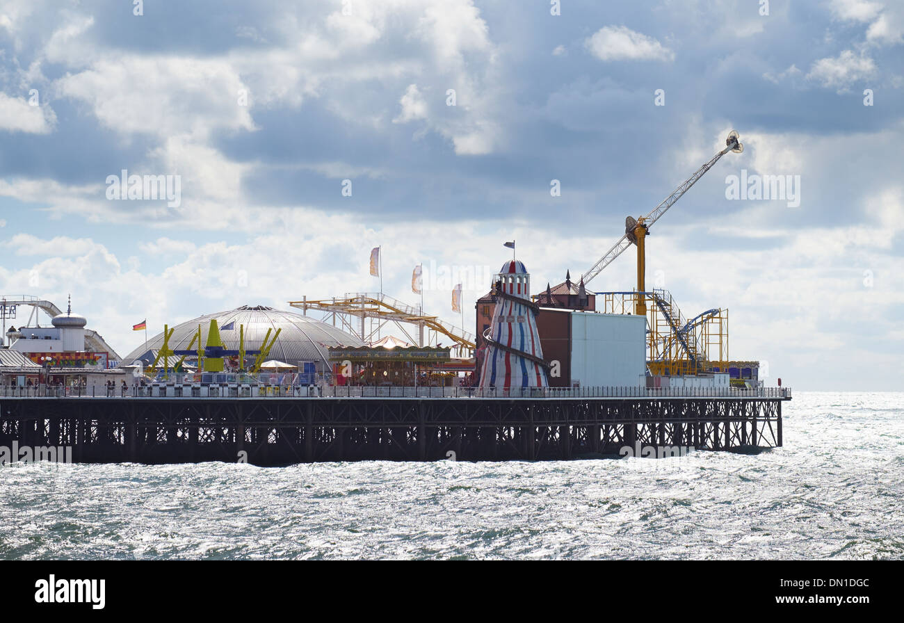 Brighton Pier, Fairground attraction Sussex, England UK Stock Photo - Alamy