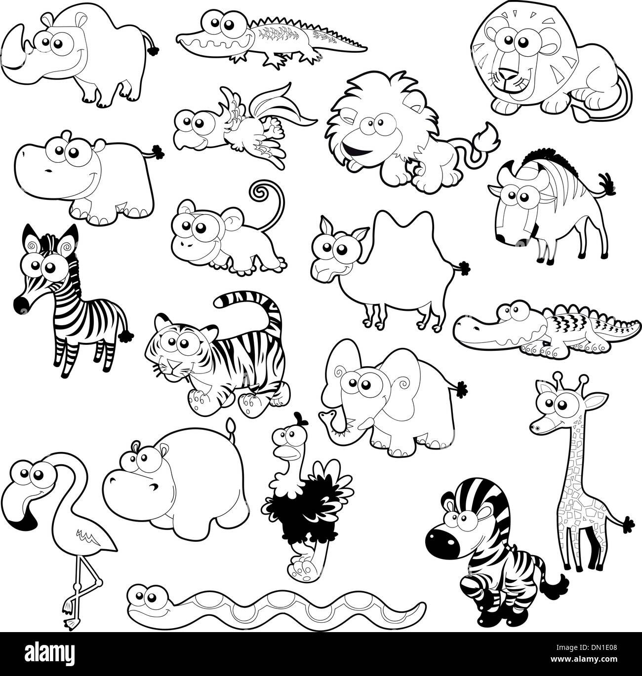 Monkey family baby Stock Vector Images - Alamy