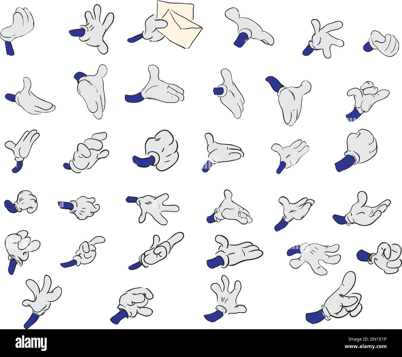 Set of hands Stock Vector Image & Art - Alamy