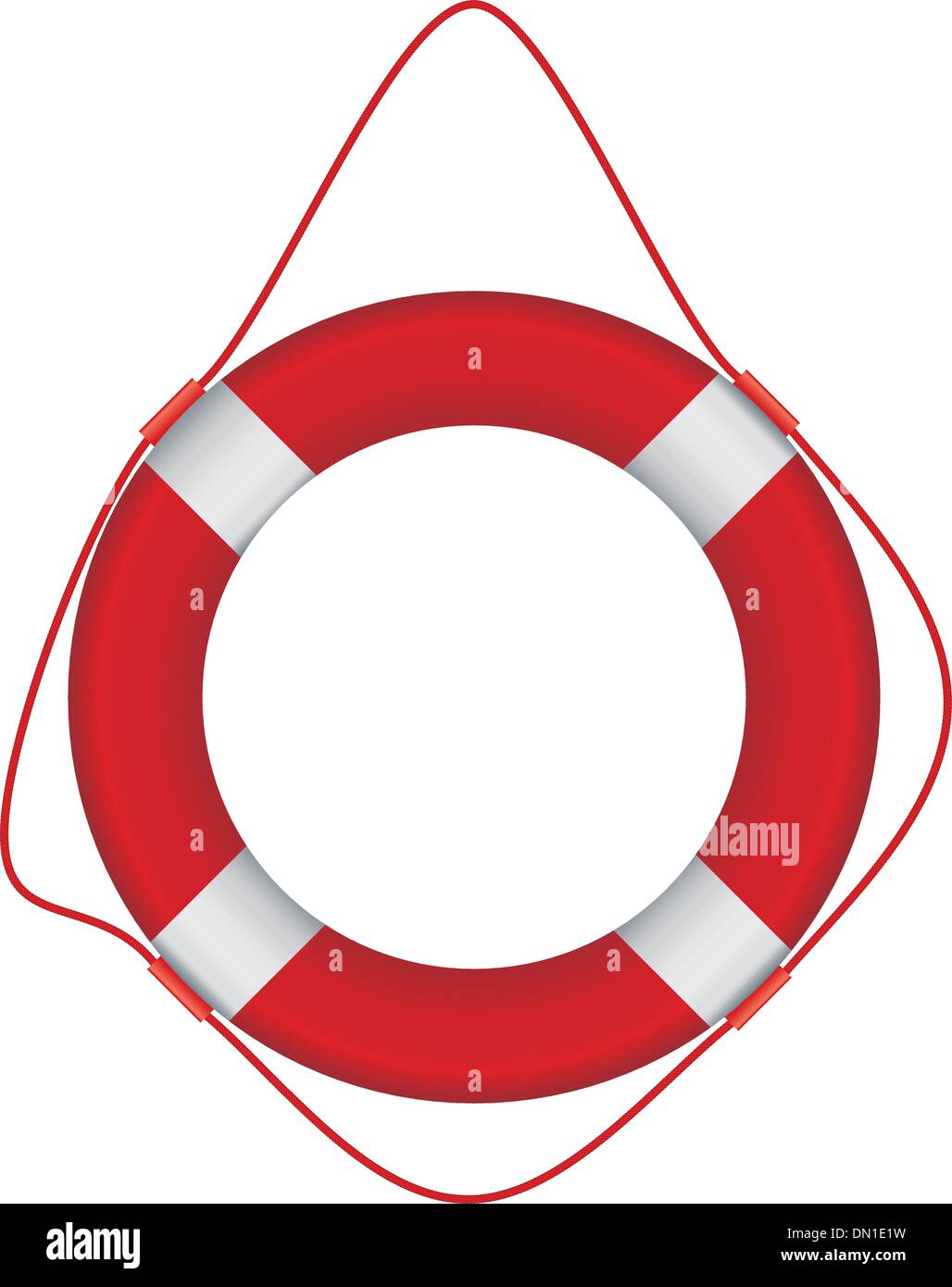 Red life belt Stock Vector Images - Alamy