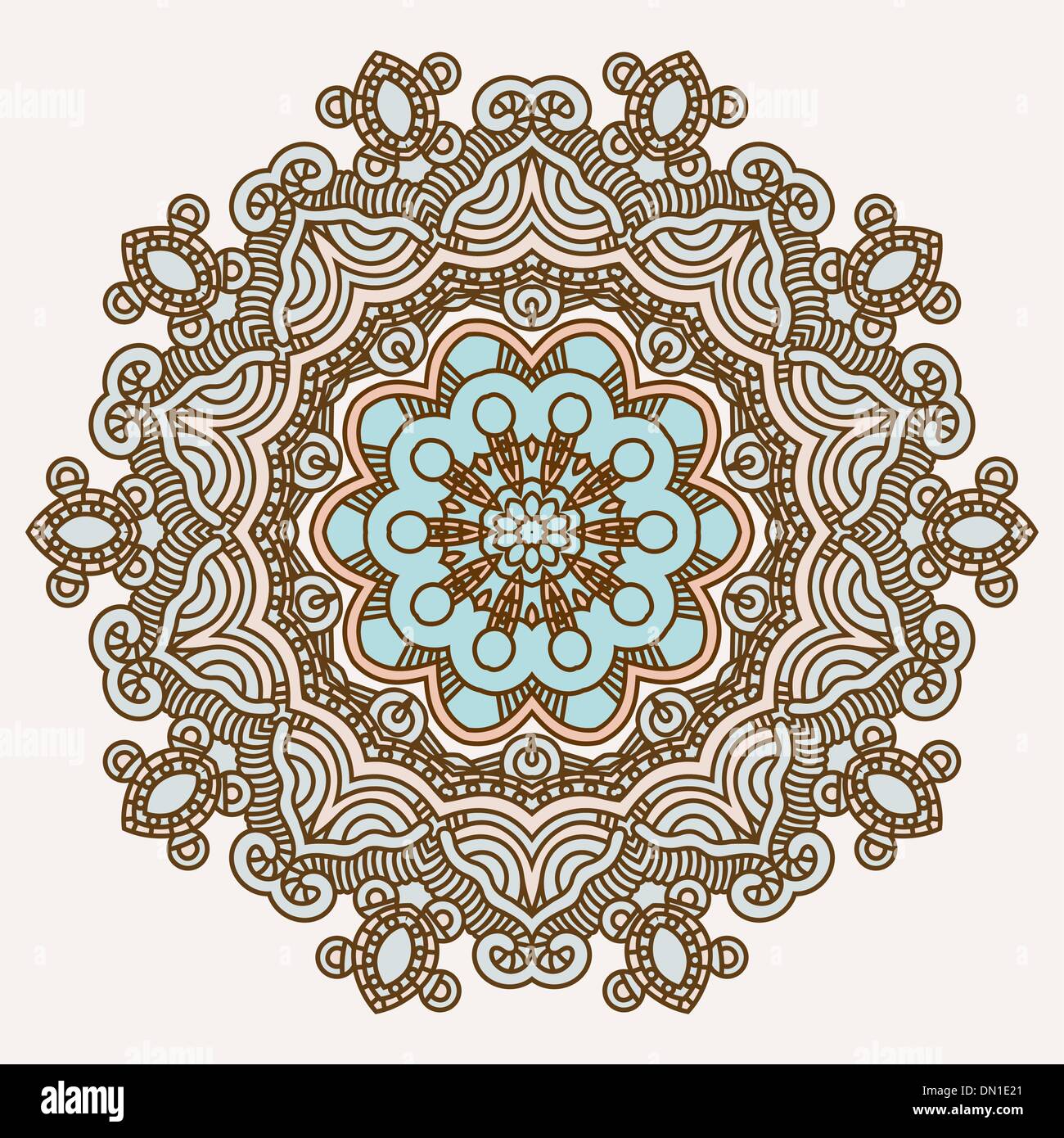 Vector round decorative design element Stock Vector Image & Art - Alamy