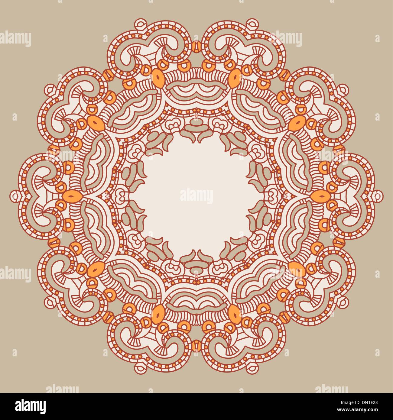 Ornamental round pattern Stock Vector Image & Art - Alamy