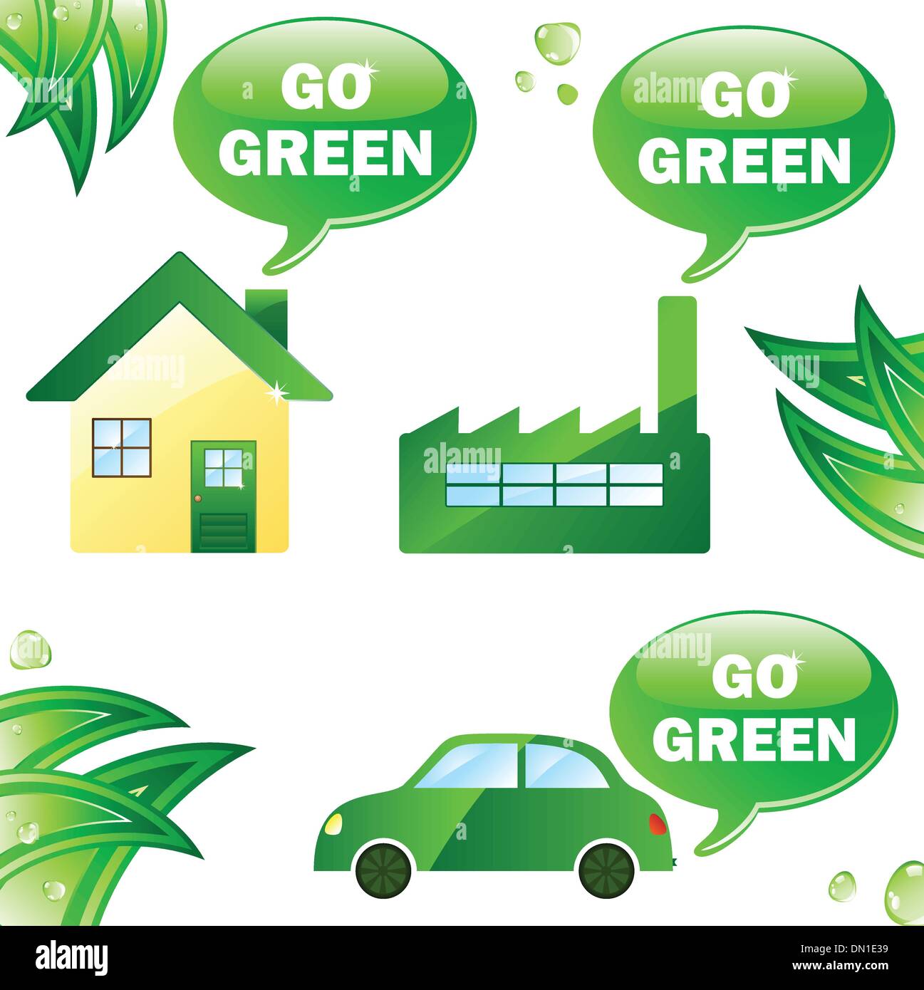 Gas engine house Stock Vector Images - Alamy