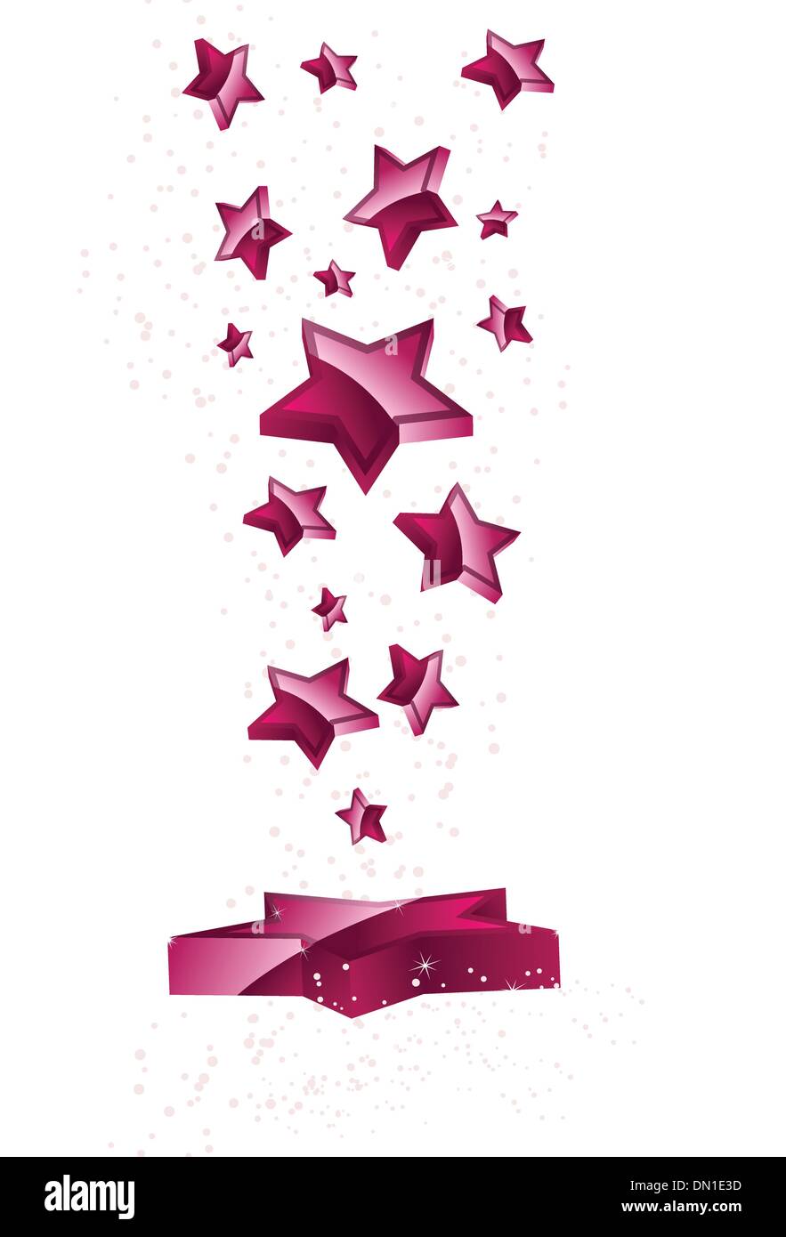 Light pink stars pattern vector hi-res stock photography and images - Alamy