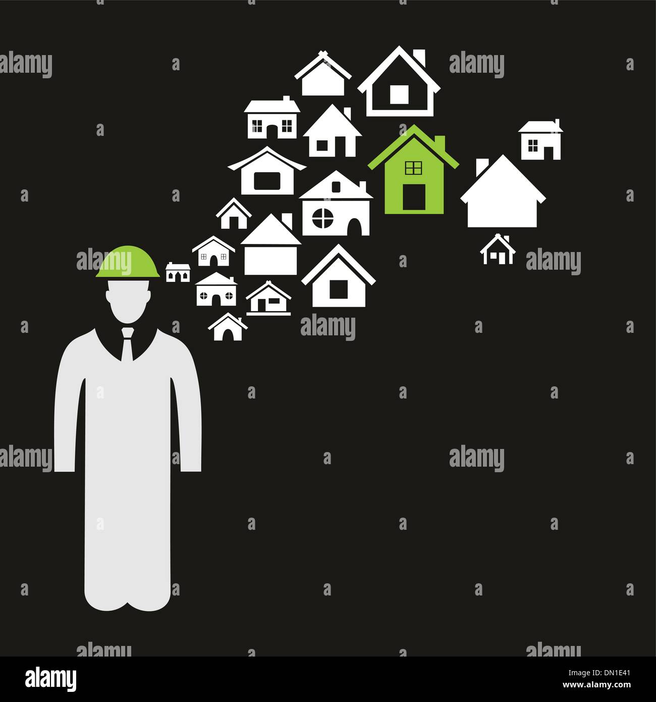 Building builder Stock Vector Images - Alamy