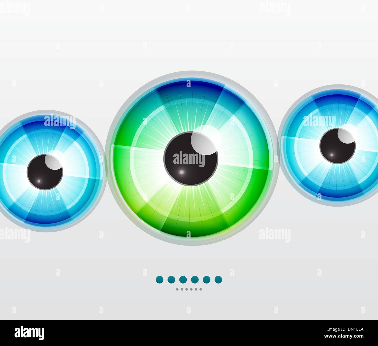 Abstract techno eye. Vector illustration Stock Vector Image & Art - Alamy