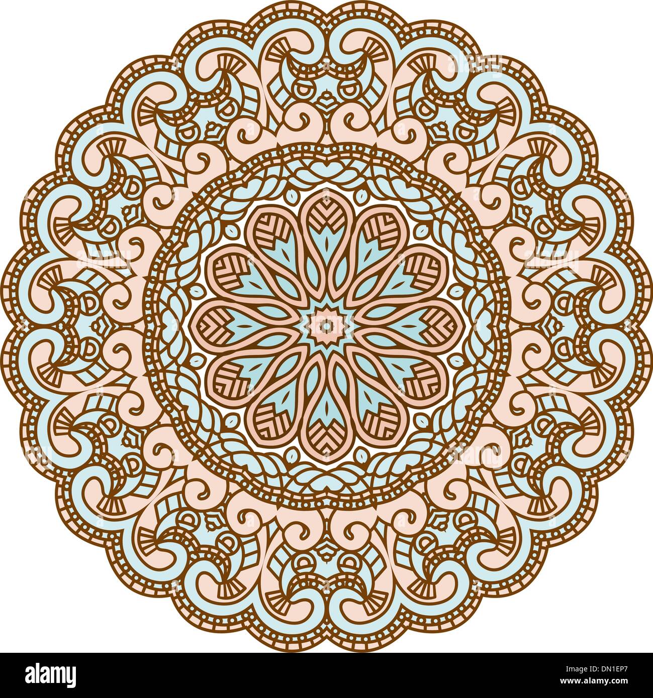 Vector round decorative design element Stock Vector Image & Art - Alamy