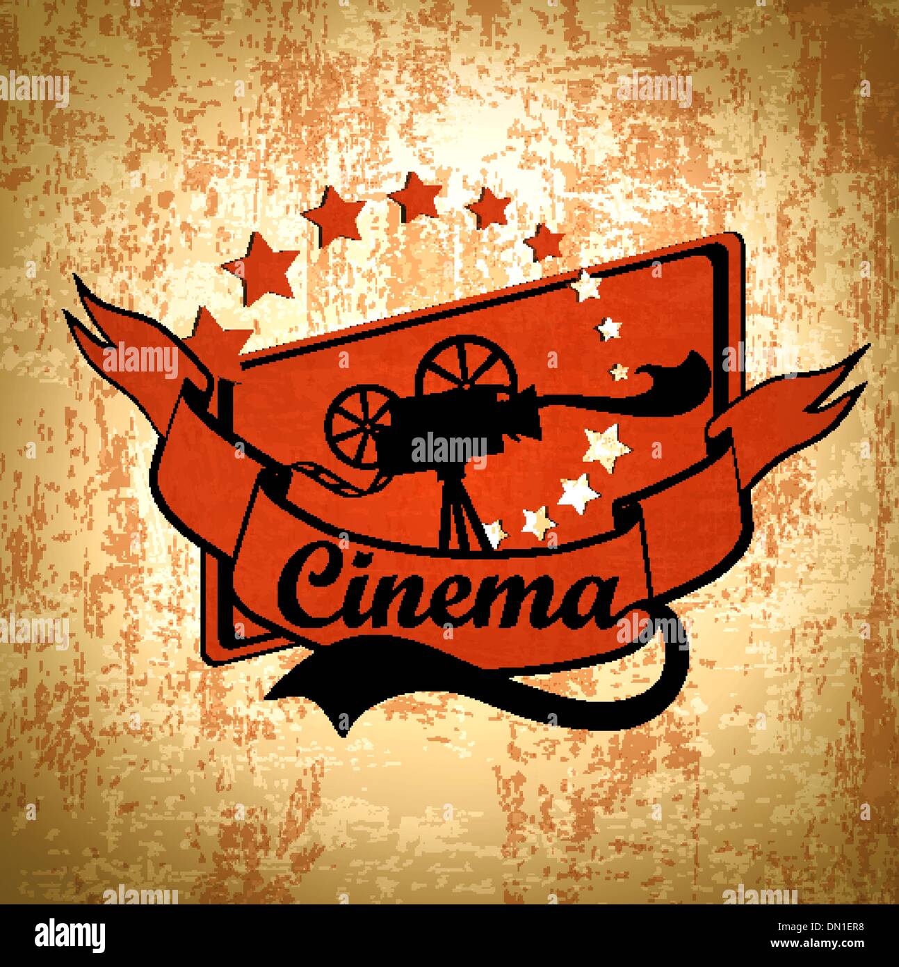 Retro footage background Stock Vector Images - Alamy