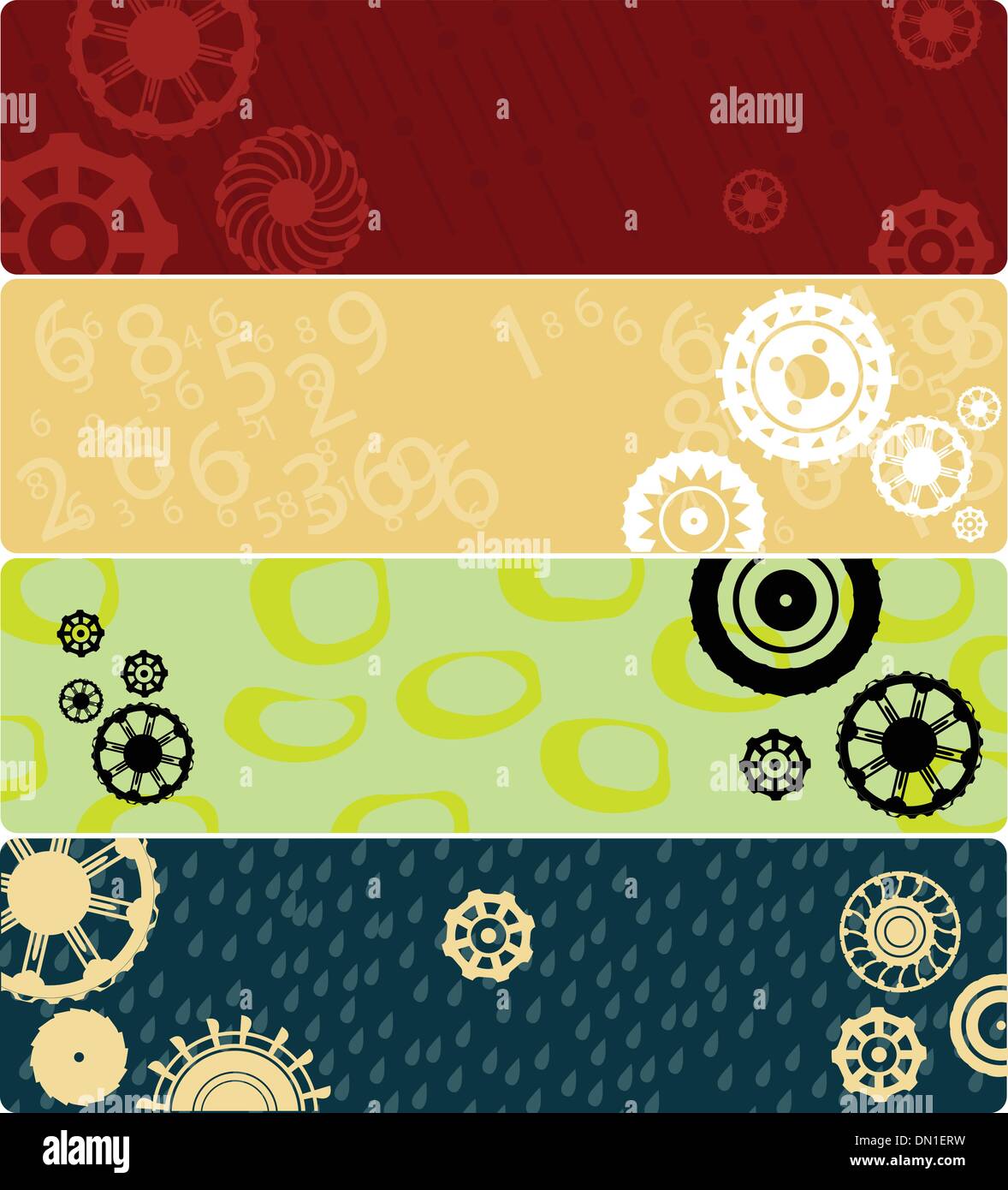 Four web banners Stock Vector Image & Art - Alamy