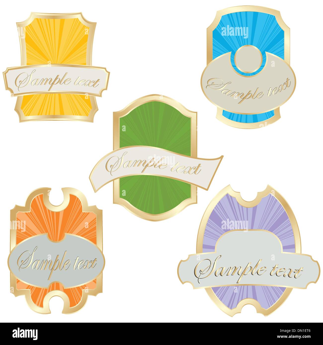 White and golden tones Stock Vector Images - Alamy