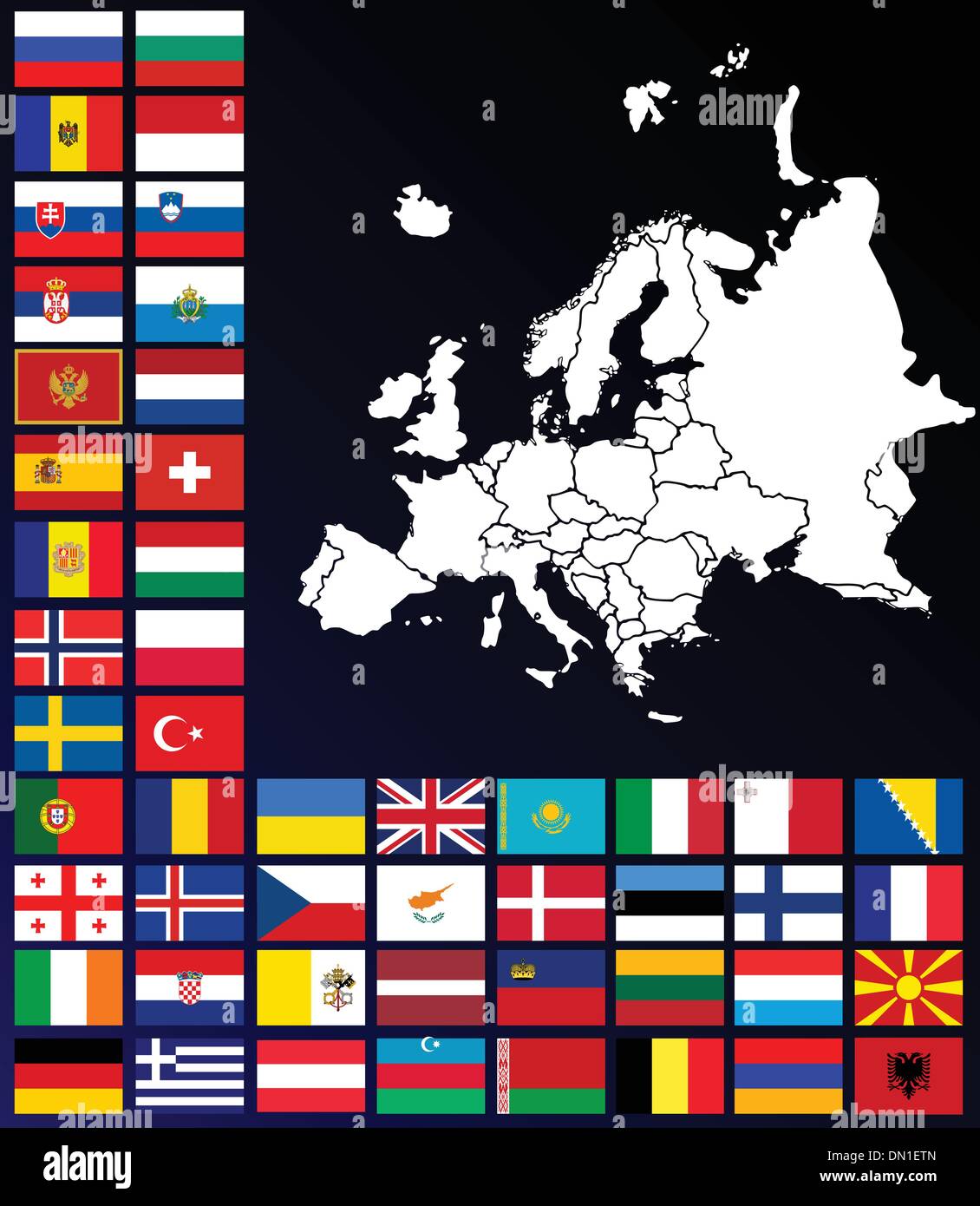 map of Europe Stock Vector Image & Art - Alamy