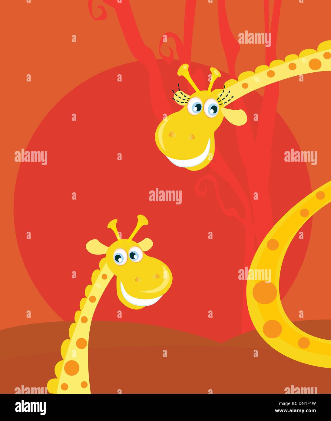 Cartoon baby animals big Stock Vector Images - Alamy