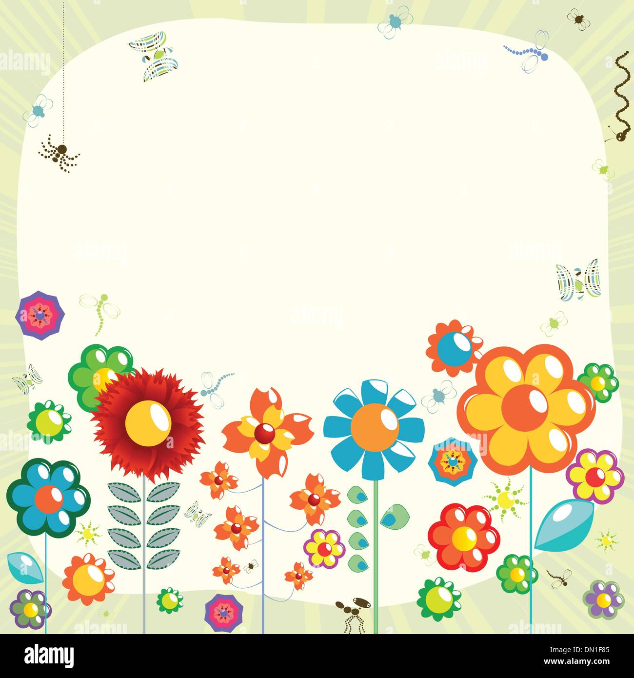 Spring greeting Stock Vector Images - Alamy