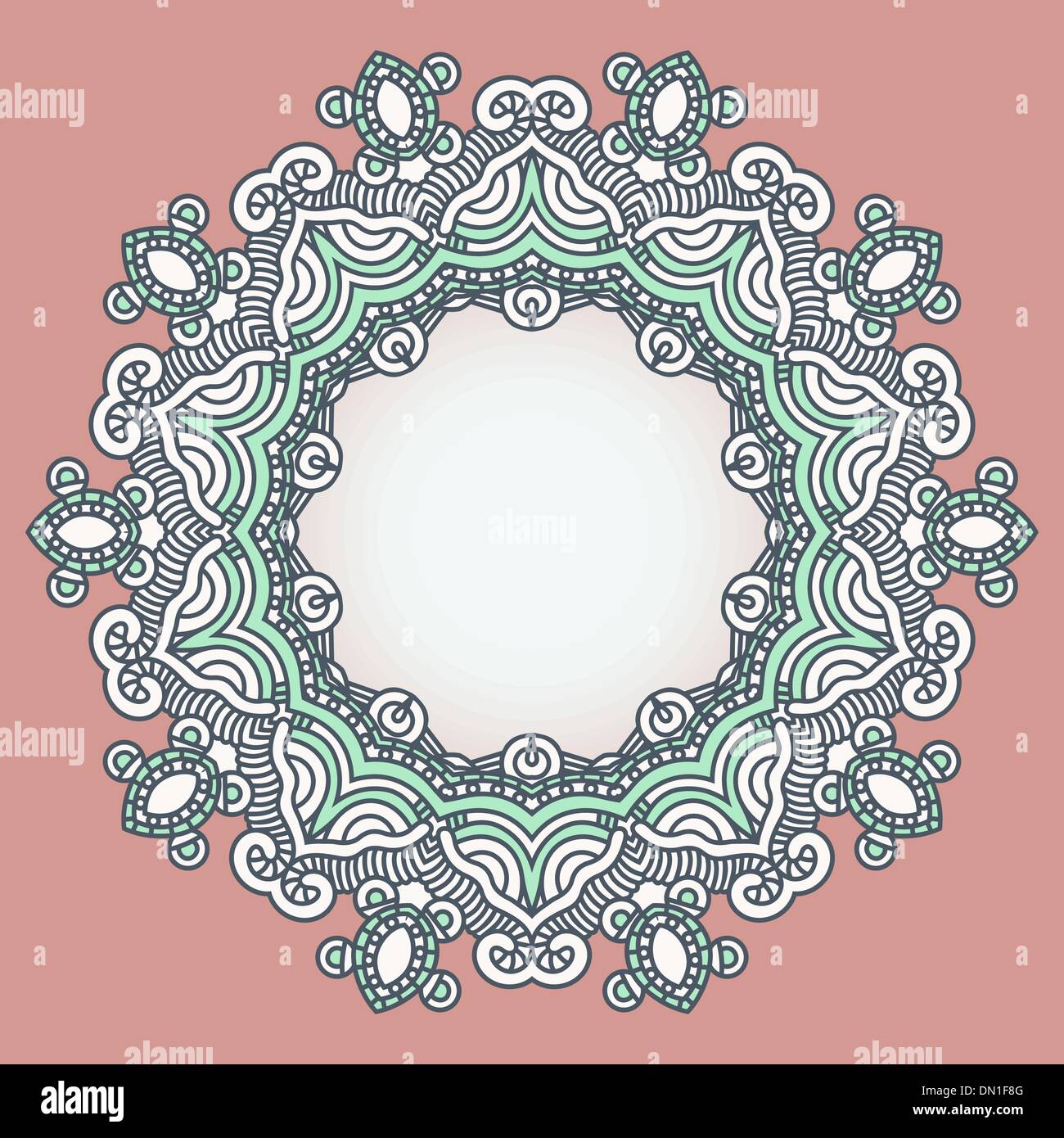 Ornamental round pattern Stock Vector Image & Art - Alamy