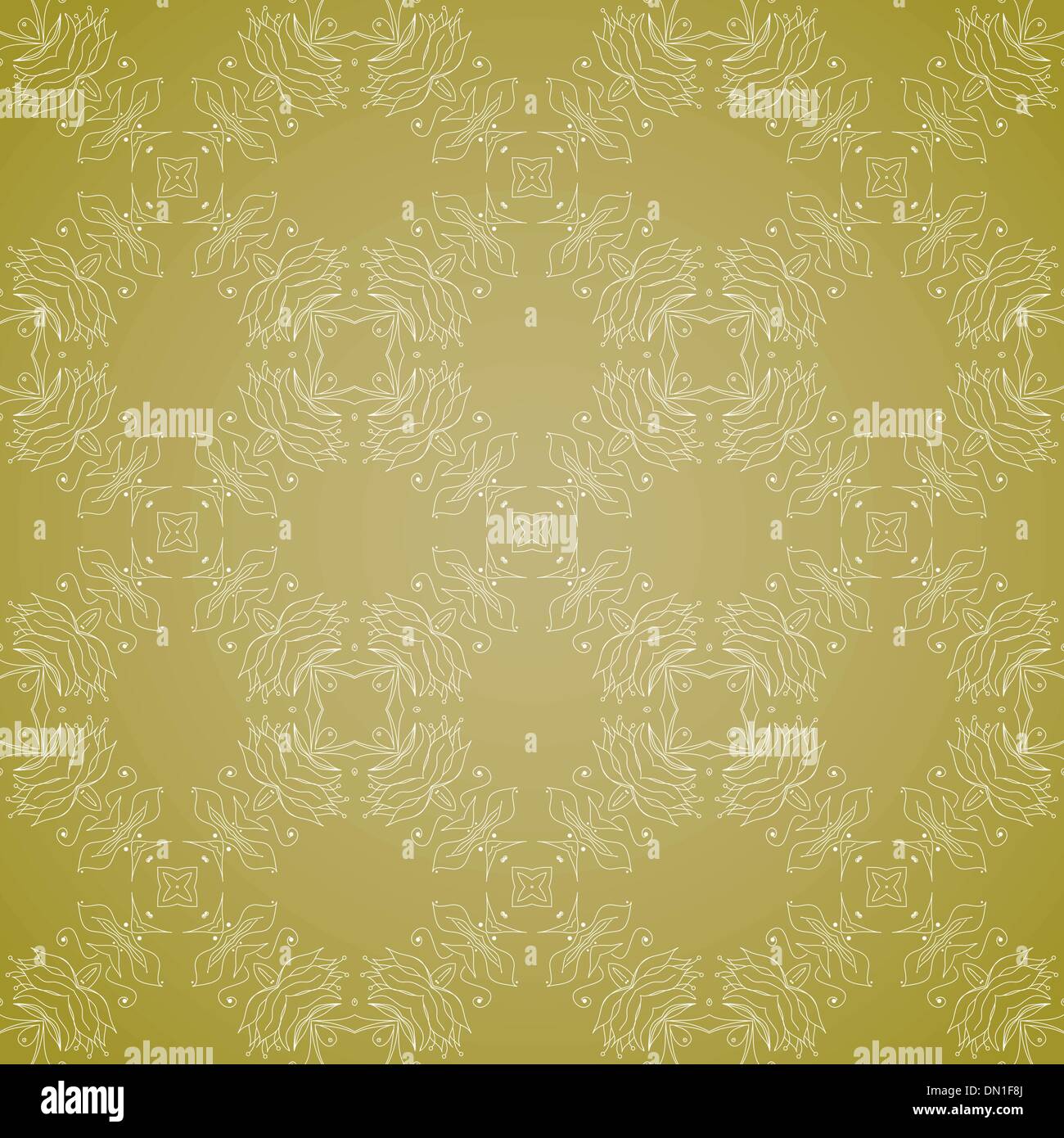 Seamless wallpaper with floral ornament Stock Vector Image & Art - Alamy