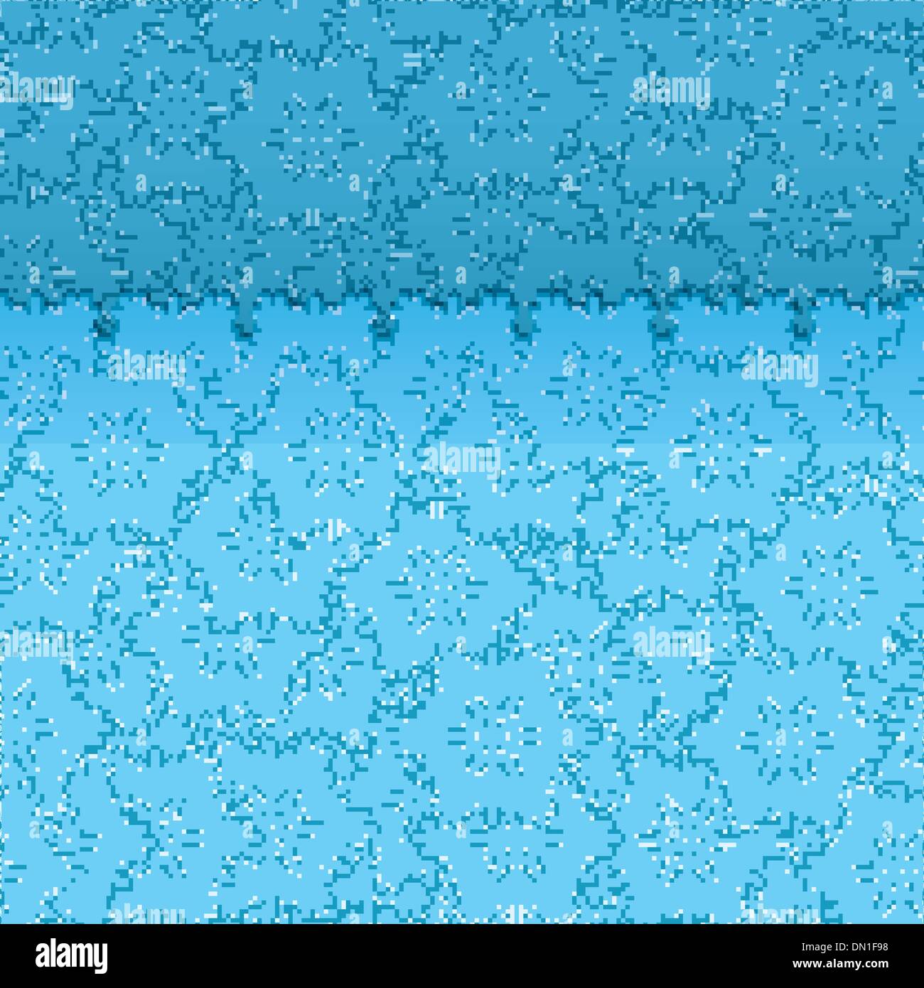 Snowflake pop up border seamless vector Stock Vector Image & Art - Alamy