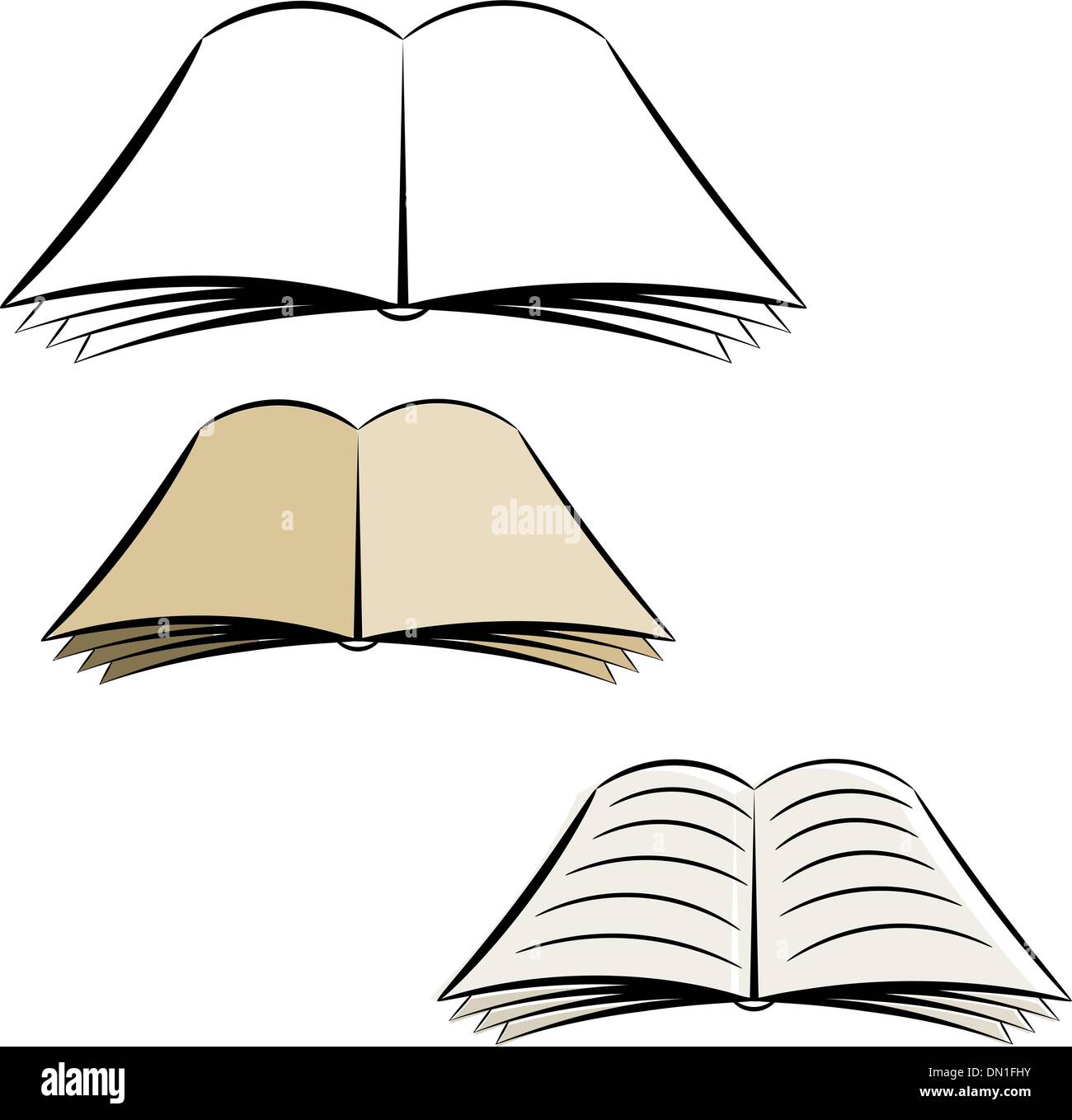 Cartoon Open Book High Resolution Stock Photography and Images - Alamy