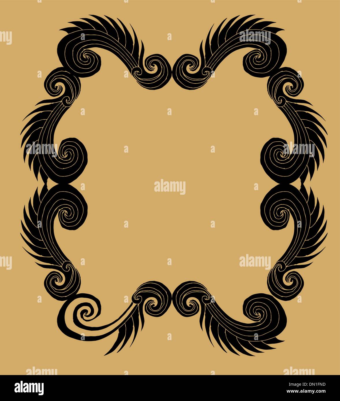 Tribal frame hi-res stock photography and images - Alamy