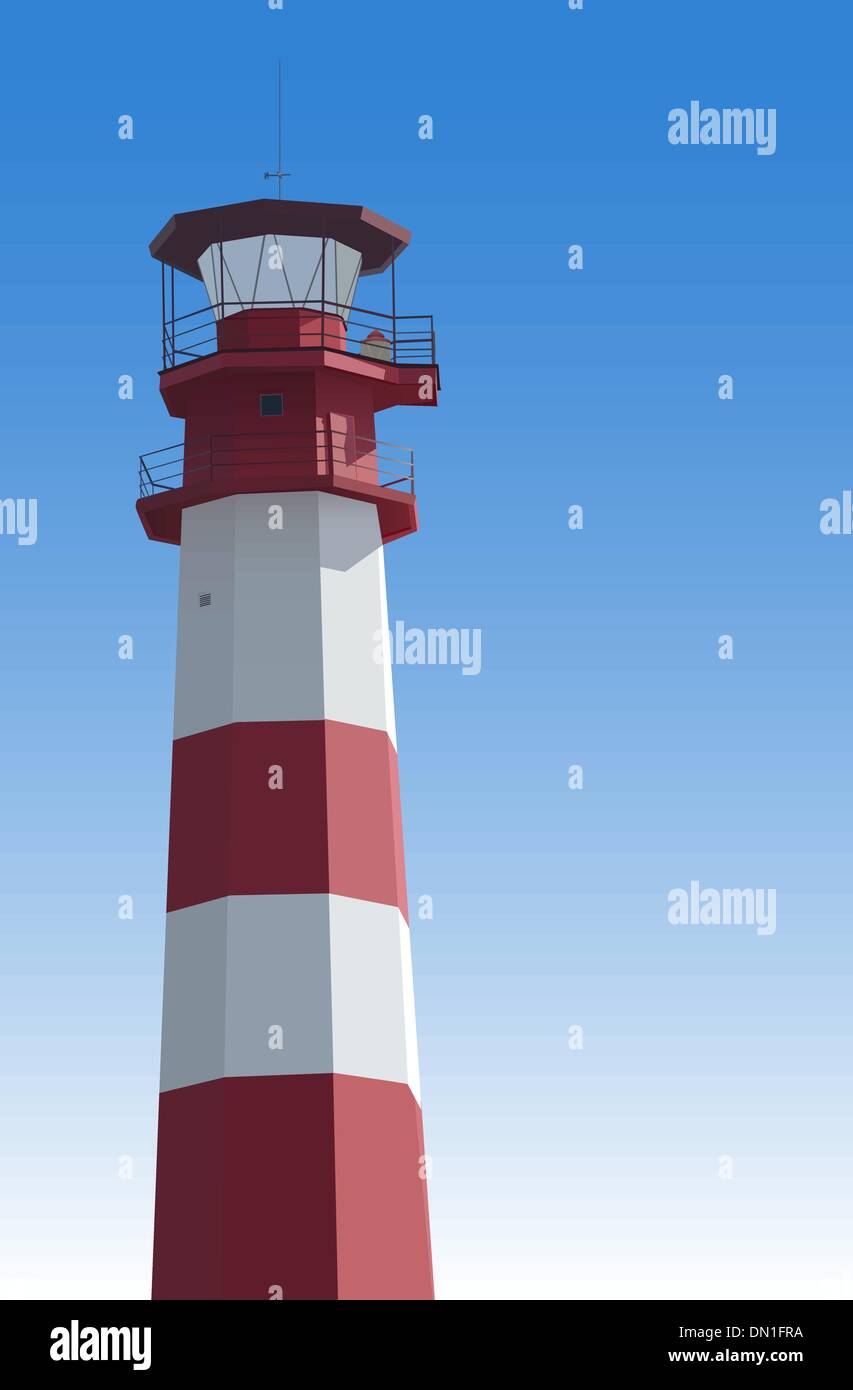 Coastal beacon Stock Vector Images - Alamy