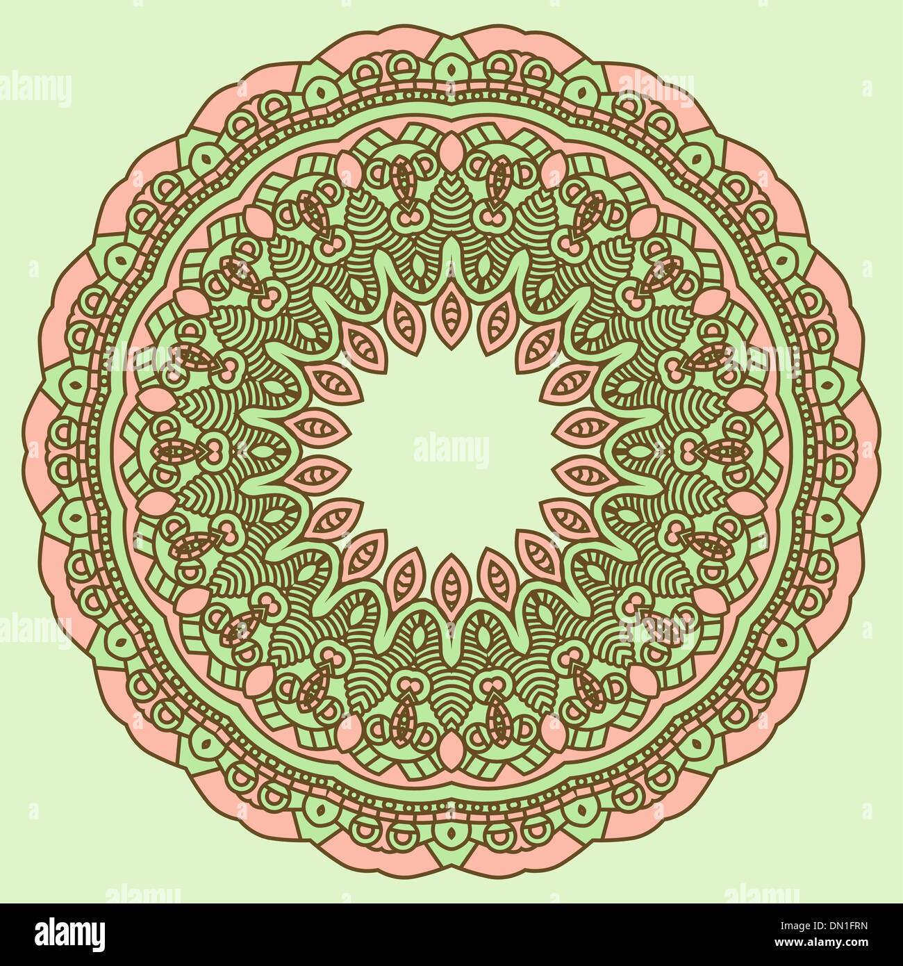 Vector round decorative design element Stock Vector Image & Art - Alamy