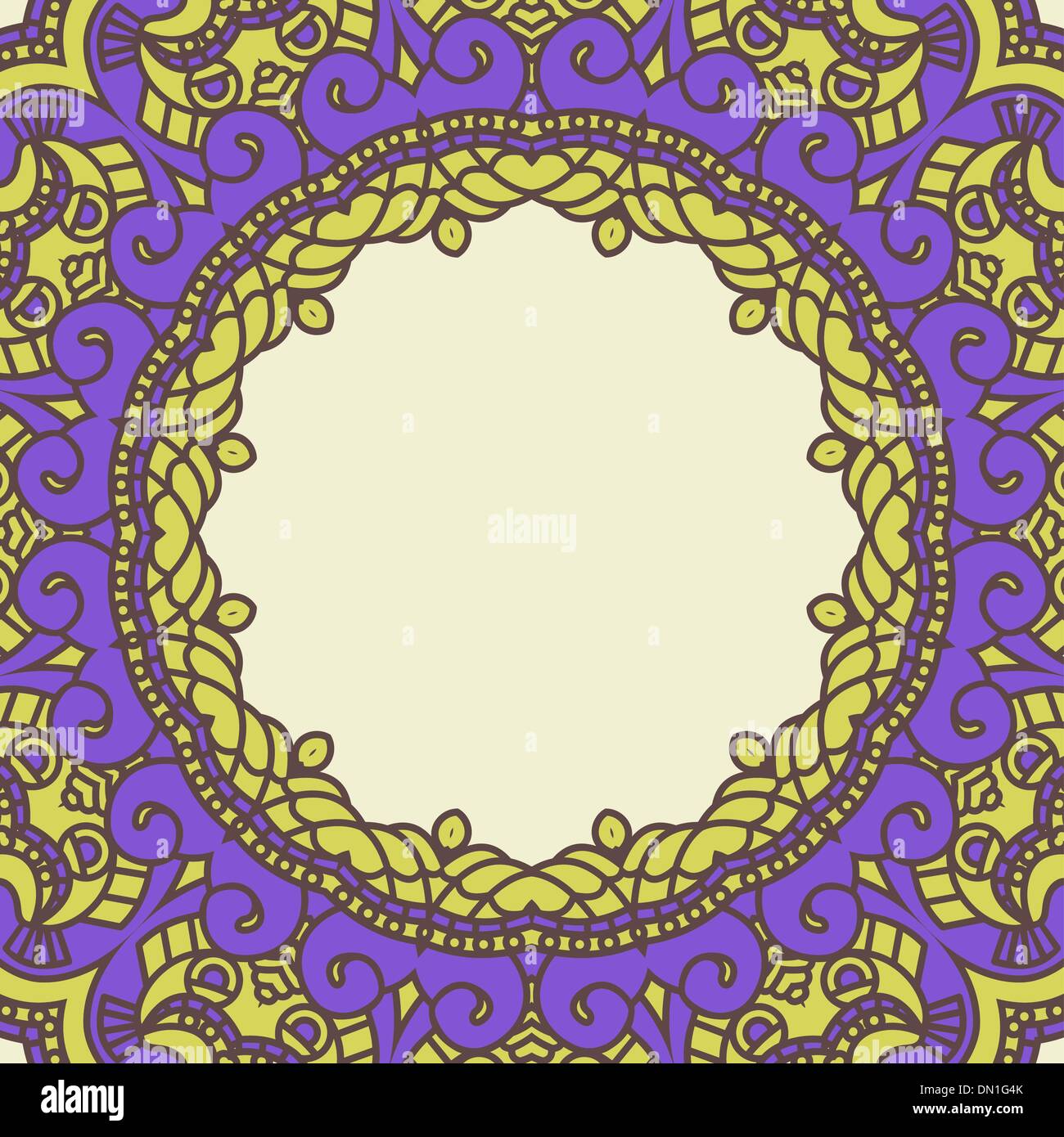 Vector round decorative design element Stock Vector Image & Art - Alamy