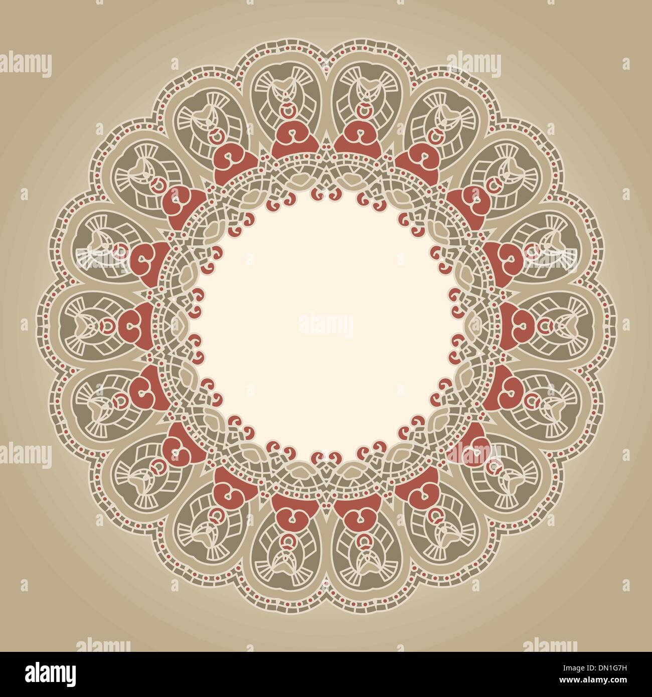 Ornamental round pattern Stock Vector Image & Art - Alamy