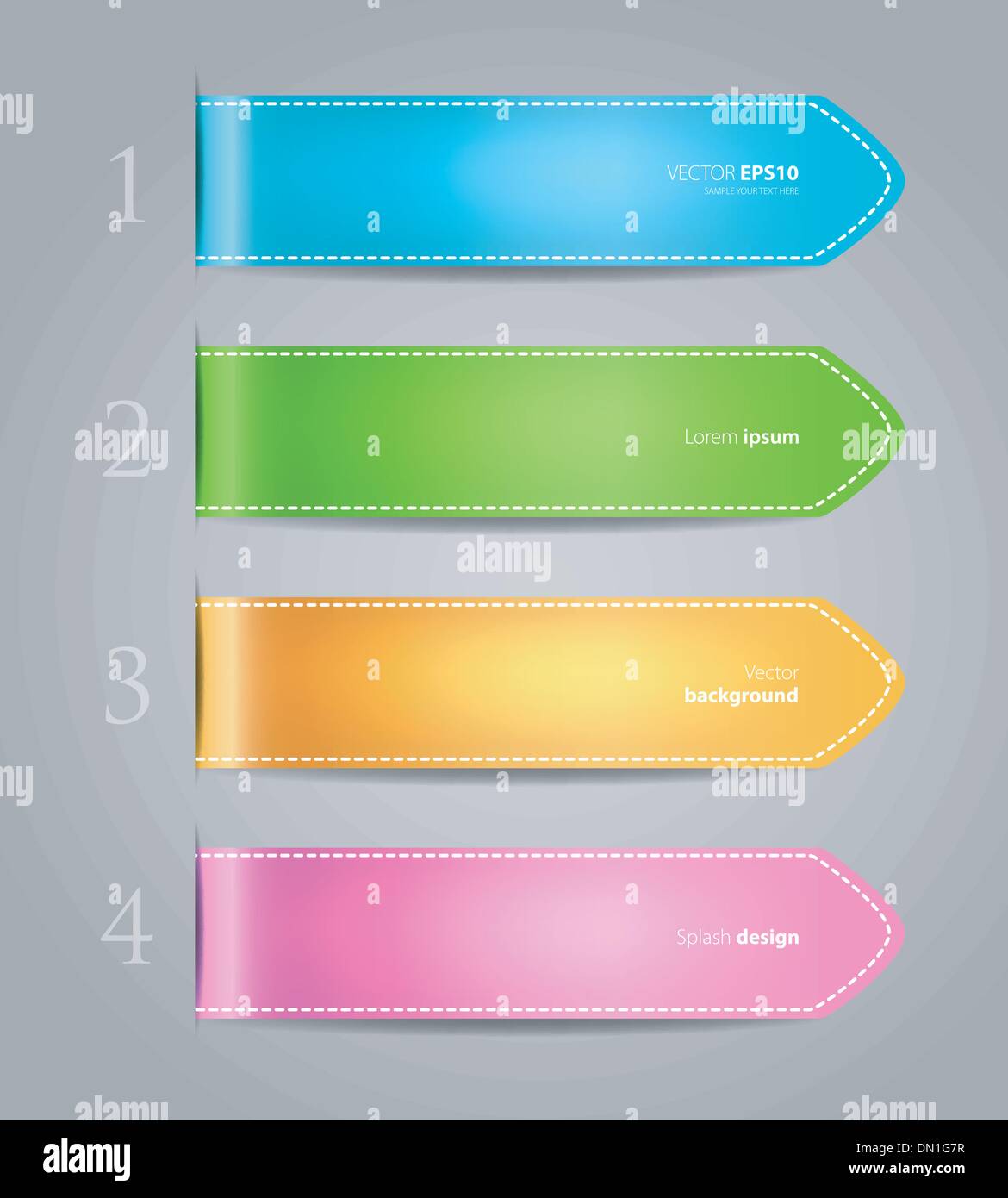 Set of color stickers Stock Vector Image & Art - Alamy