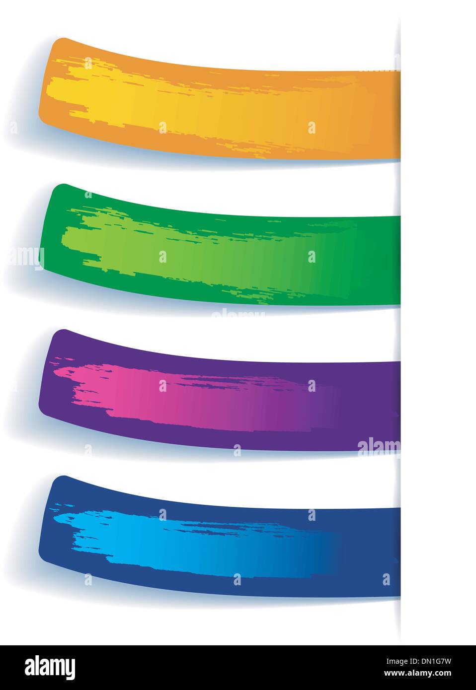 Set of color stickers with splash Stock Vector Image & Art - Alamy