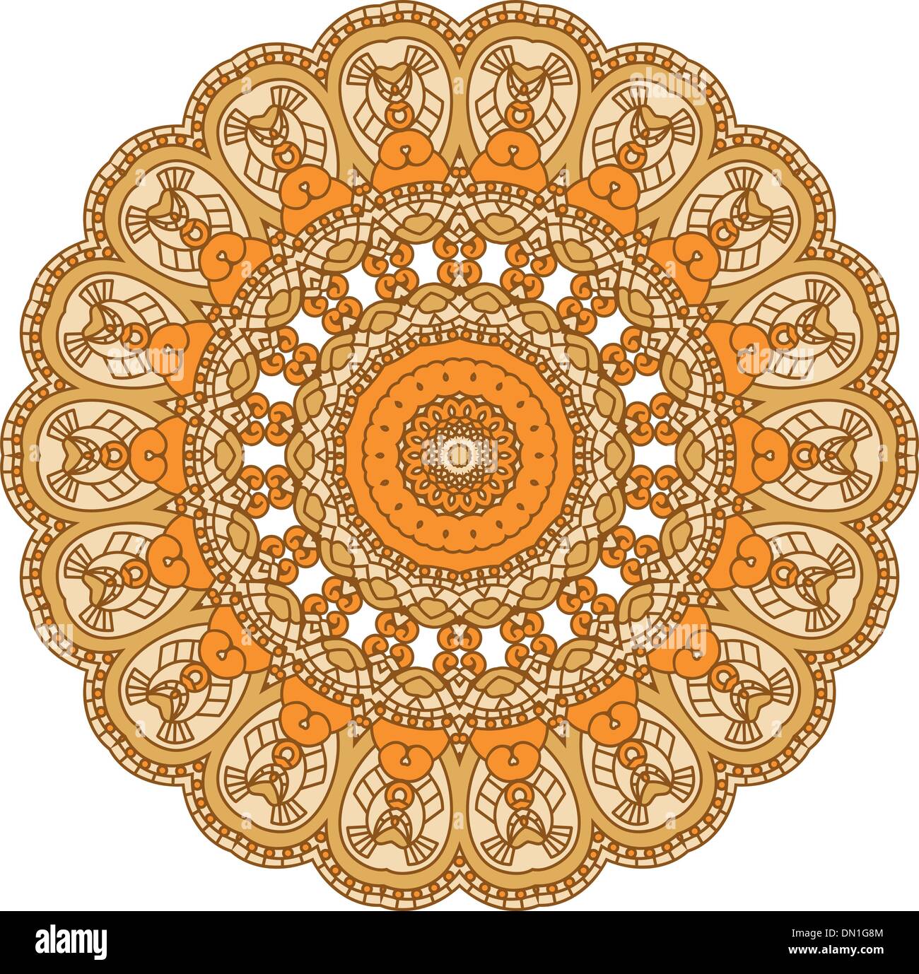 Vector round decorative design element Stock Vector Image & Art - Alamy